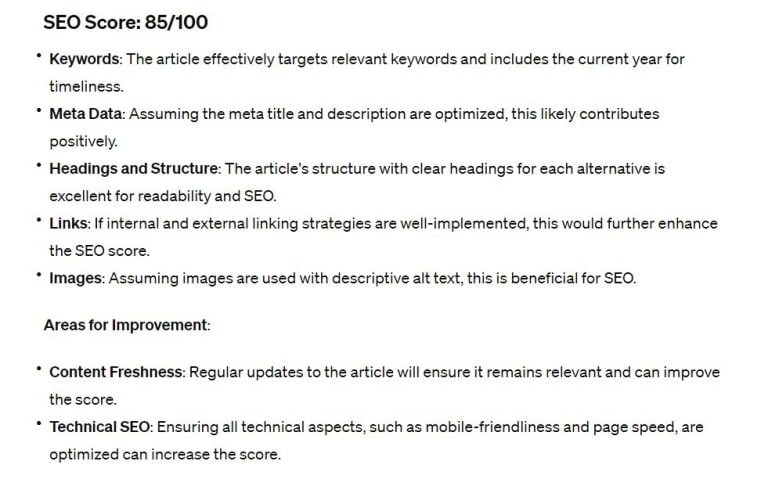 Content Analyzer GPT